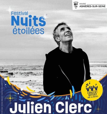 Concert Julien Clerc à Asnières-sur-Seine — 22 juin 26